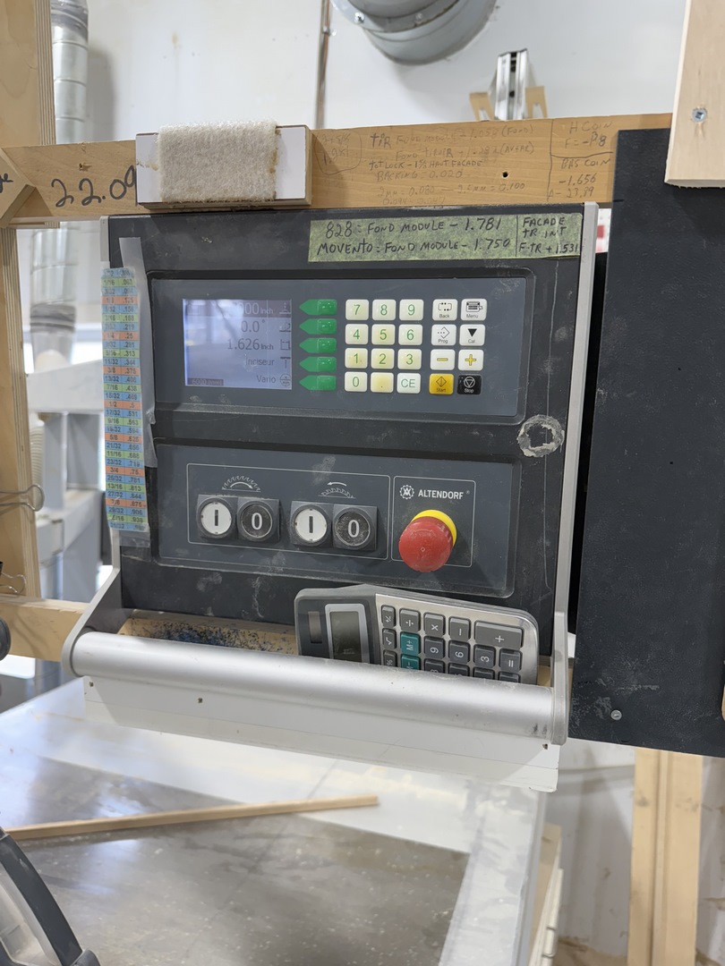 Scie a panneaux Altendorf F45 table de 10 pieds CNC